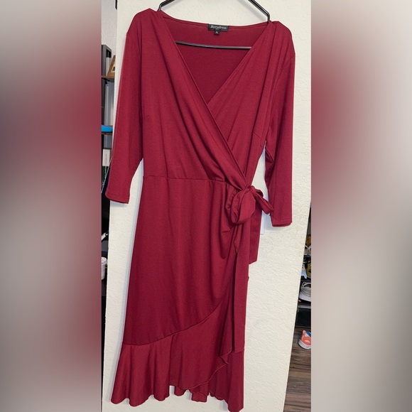 Dresses | Wrap Red Dress | Poshmark
